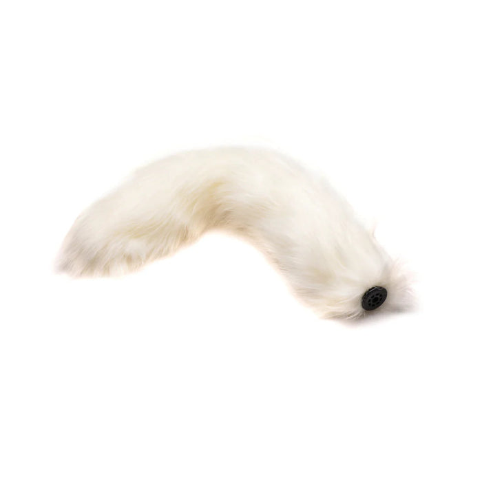Tailz Snap-On Interchangeable White Fox Tail For Interchangeable Tail